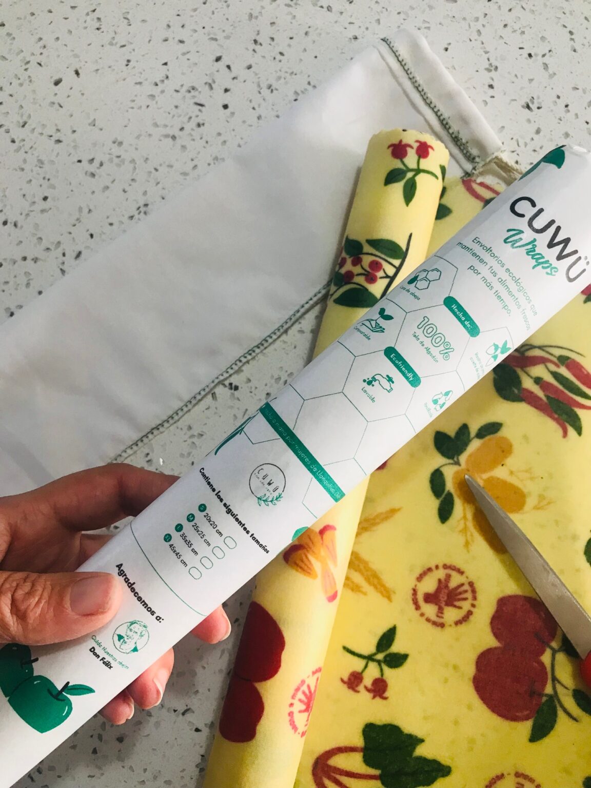 Rollo de Tela Encerada para Alimentos – CUWU